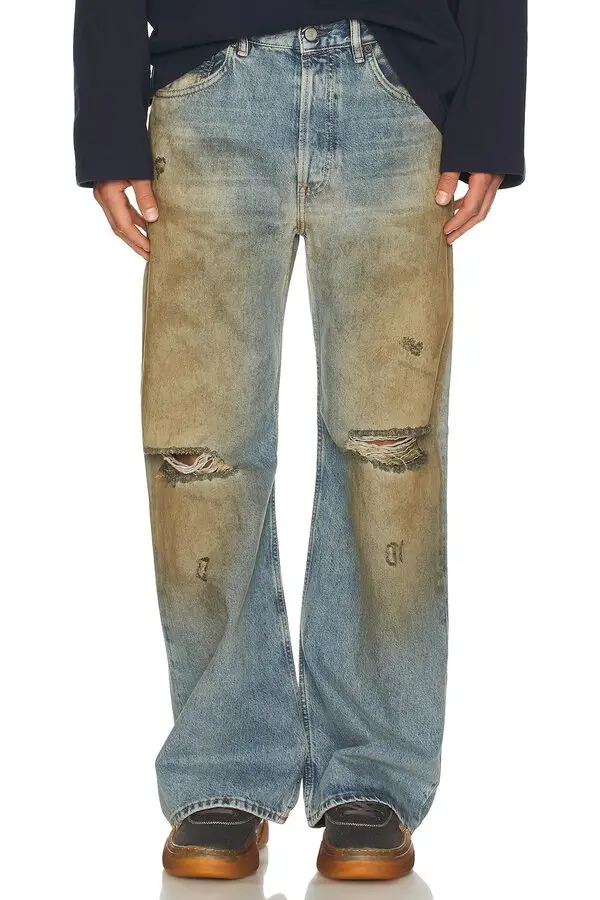 Acne Studios 2021m Penicillin Jeans - Mid Blue | Editorialist
